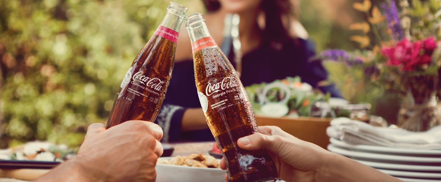 Peach and Raspberry Coke Flavors | PS Food