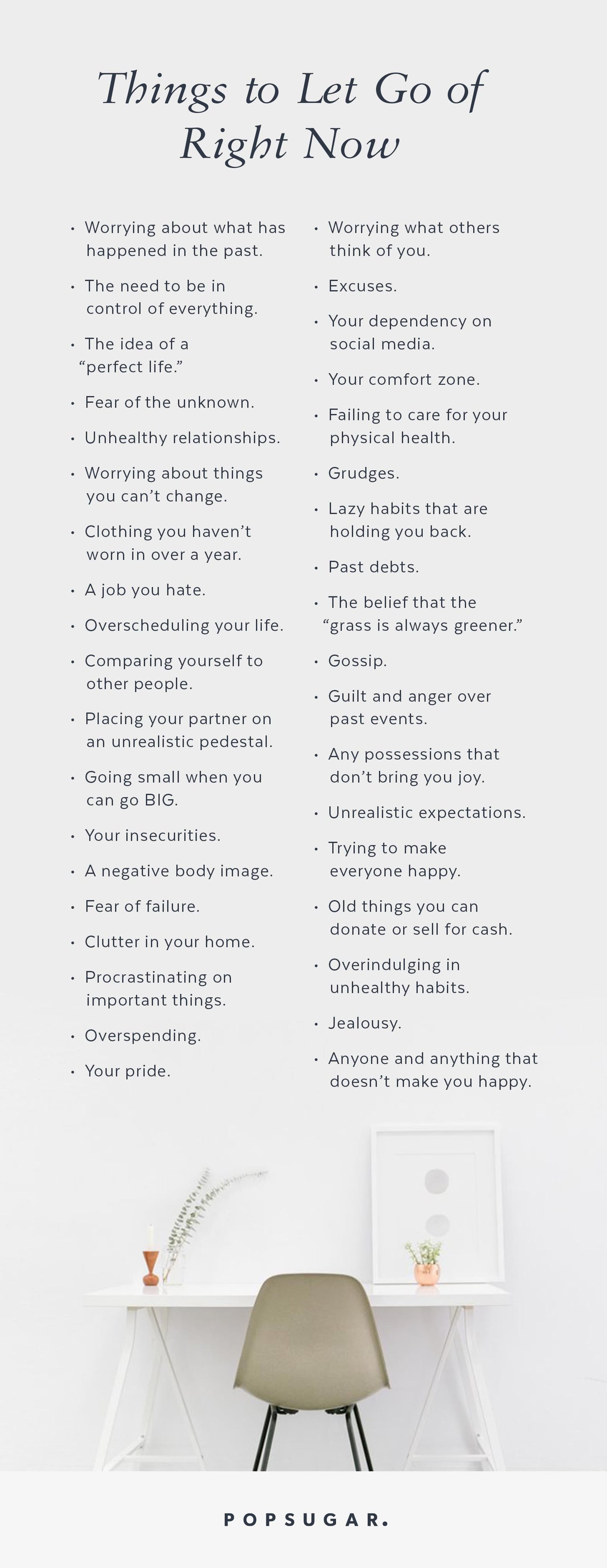 Things to Let Go Of | PS Smart Living