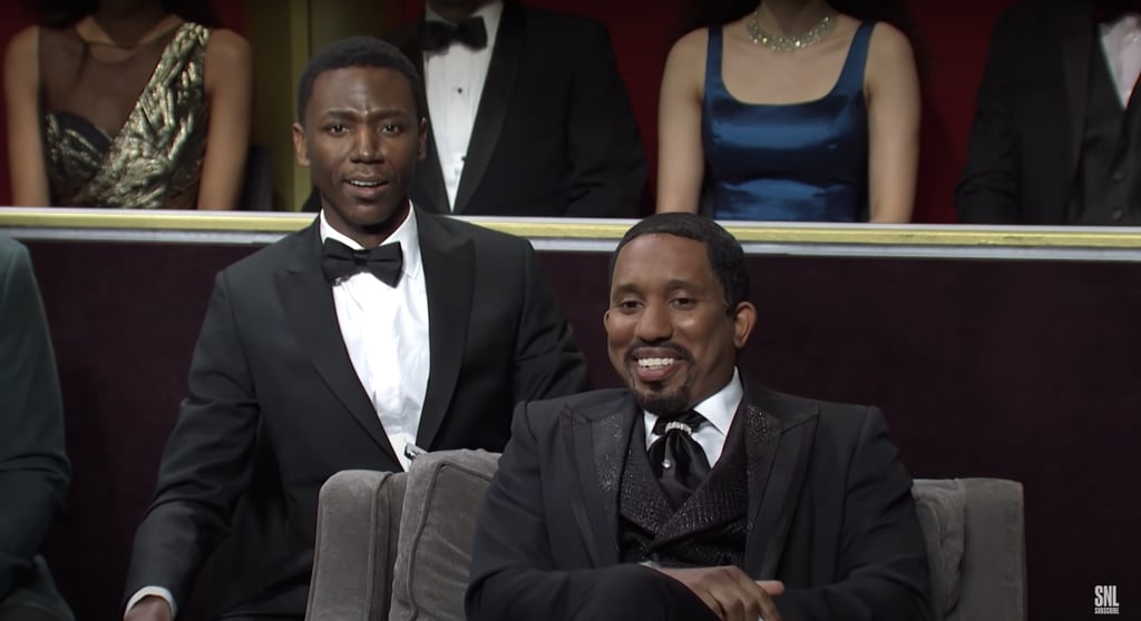 How Saturday Night Live Covered the Oscars Slap | POPSUGAR Entertainment
