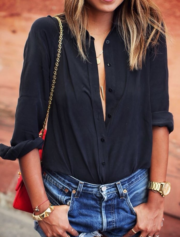 Button Down Blouses on Amazon | POPSUGAR Fashion