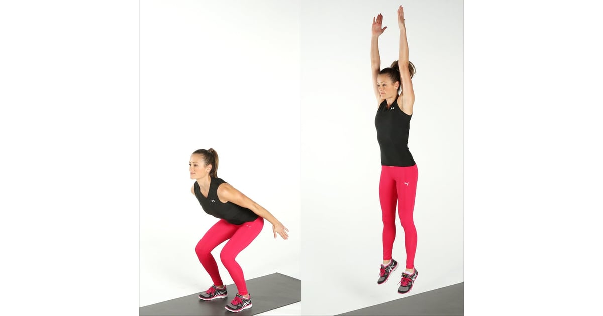 Squat Jump Simple Workouts POPSUGAR Fitness Photo 2 squat-jump-simple-workouts-popsugar-fitness-photo-2