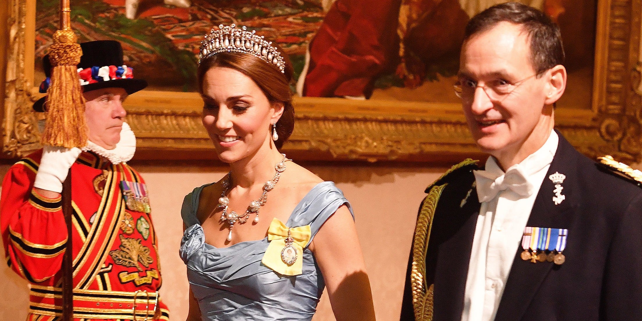 Prince William and Kate Middleton at State Banquet 2018 | POPSUGAR ...