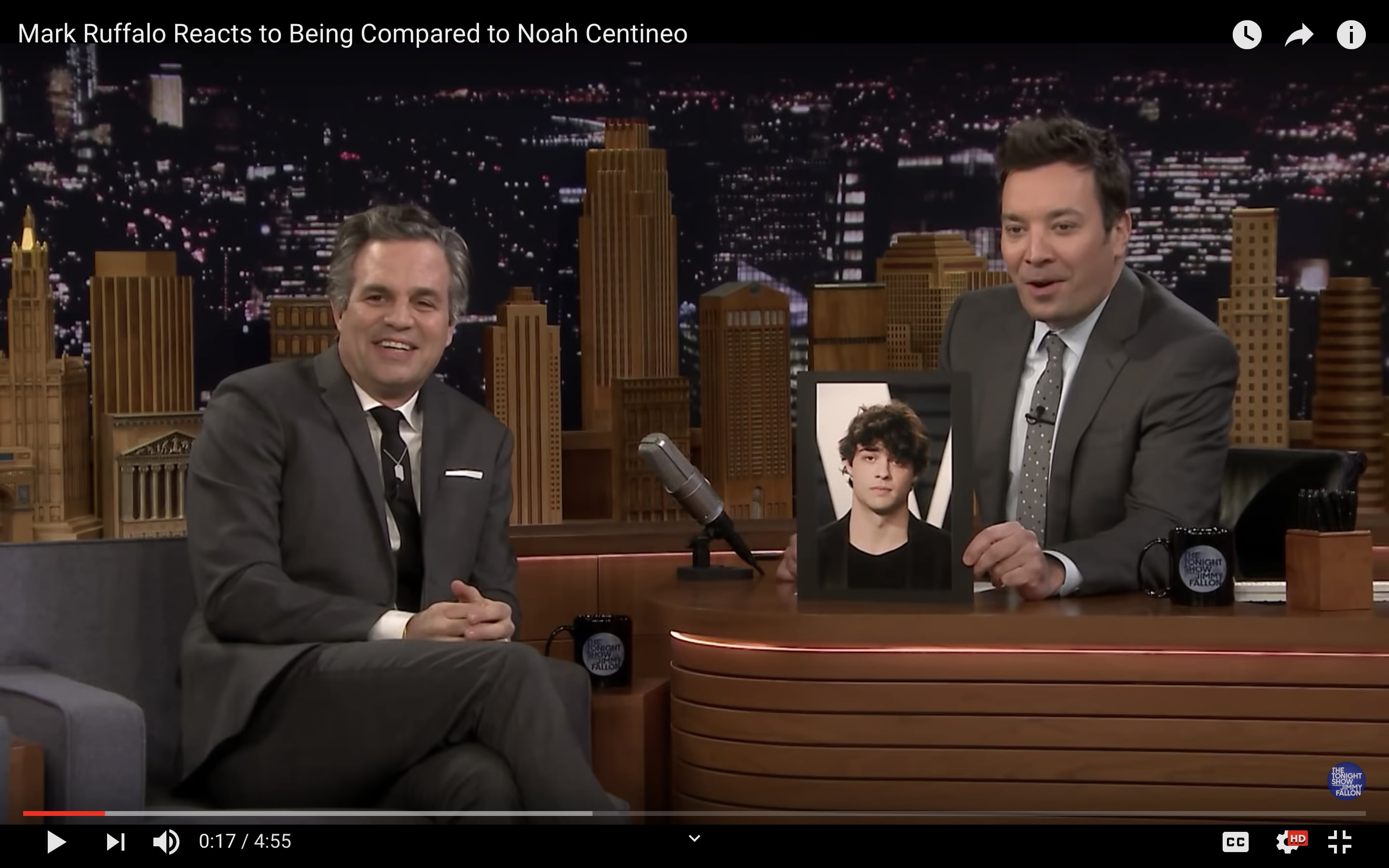 Mark Ruffalo Quotes About Noah Centineo on Fallon Show Video | POPSUGAR ...