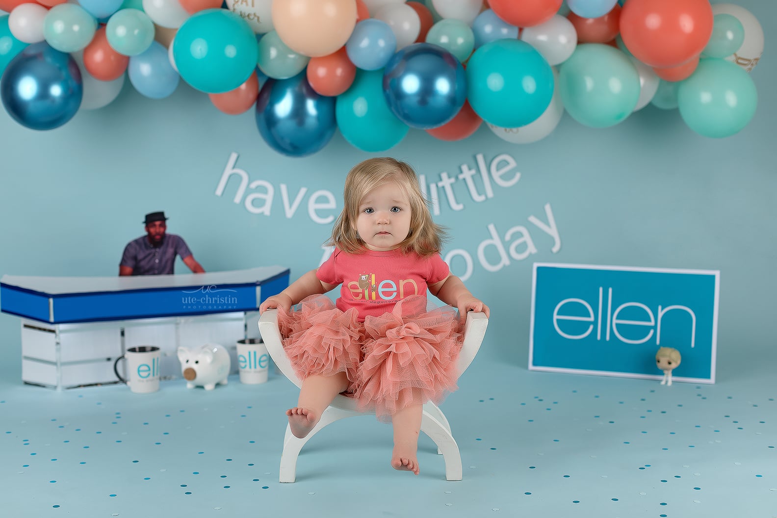 Ellen DeGeneres Cake Smash Photo Shoot | PS Family