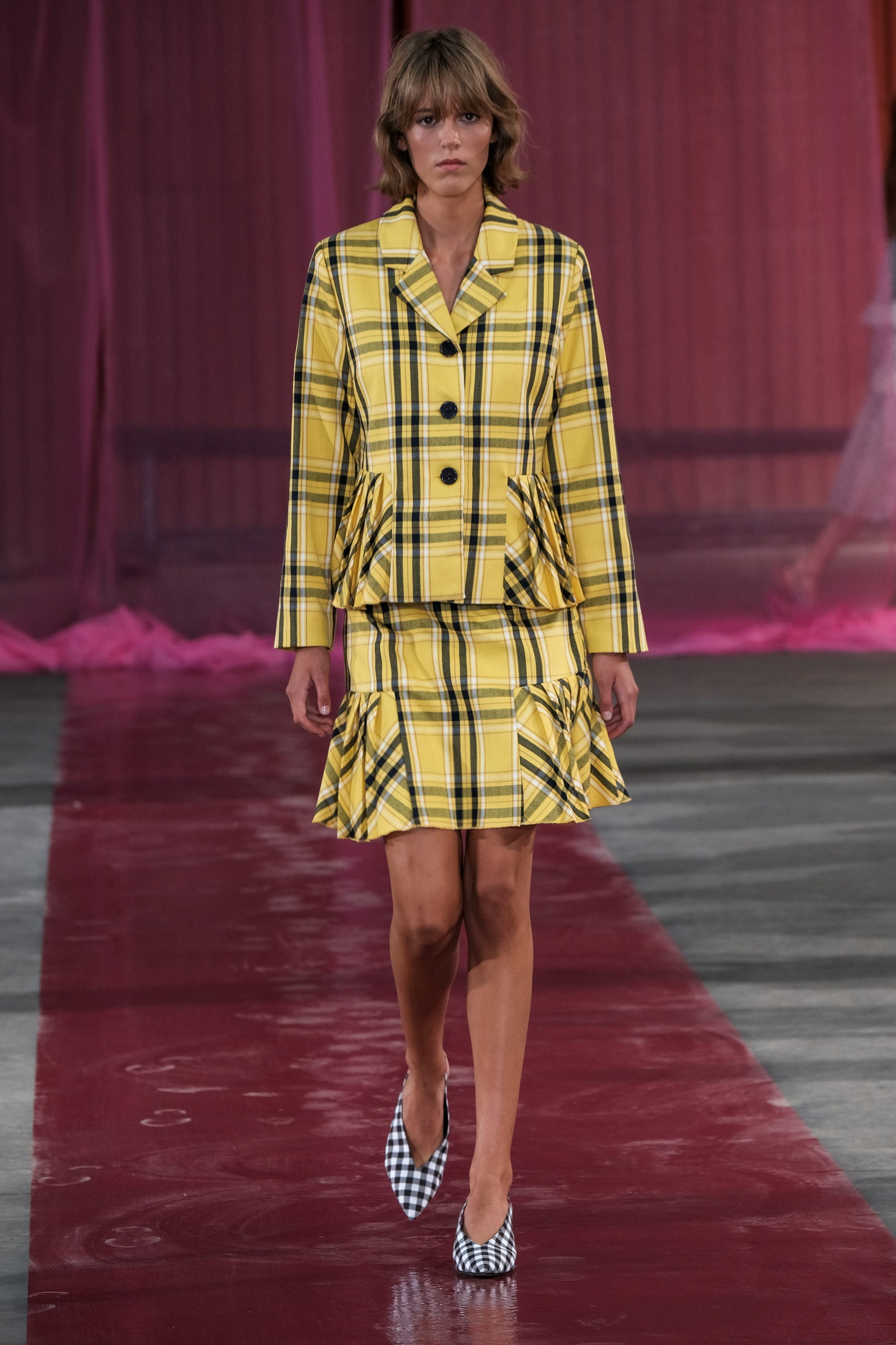 Plaid Dress Runway