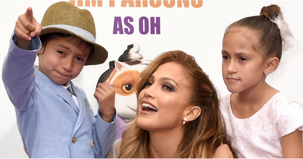 Jennifer Lopez's Twins Max and Emme at Home Event | Photos | POPSUGAR ...