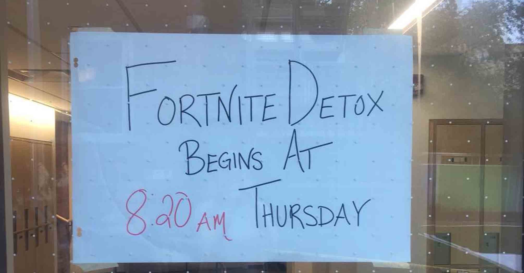 Back-to-School Fortnite Sign | PS Family