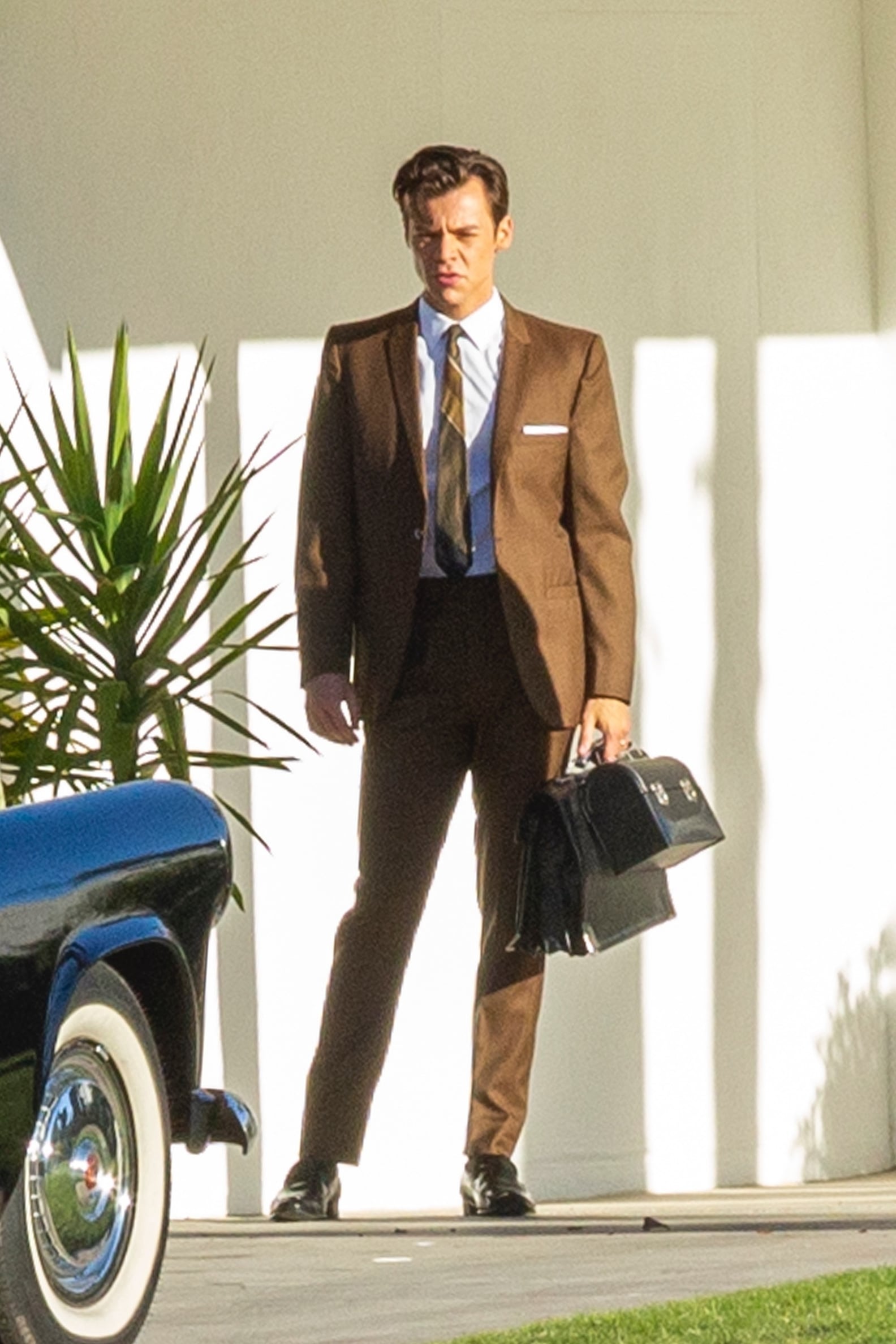 See Harry Styles's Suits on the Set of Don't Worry Darling | PS Fashion