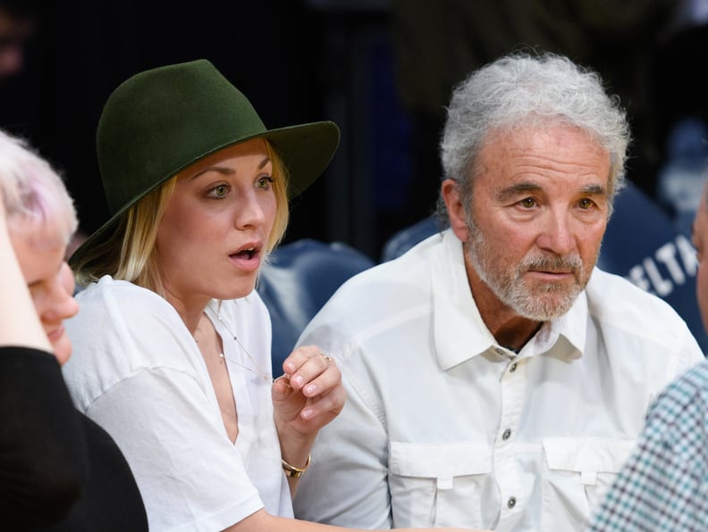 Kaley Cuoco and Her Dad at a Basketball Game in LA 2016 | PS Celebrity
