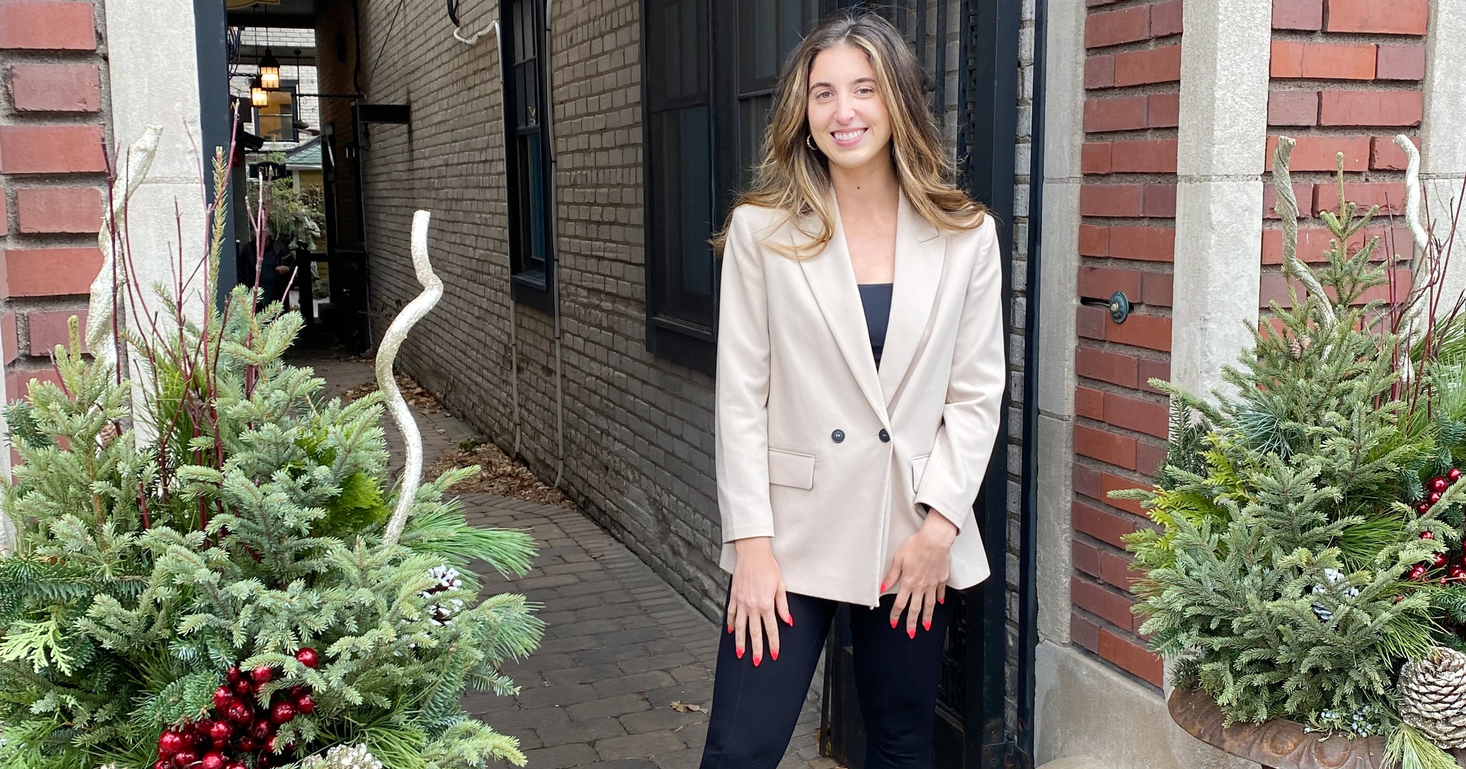 Old Navy High-Waisted Split-Front Pants I Editor Review | PS UK Style