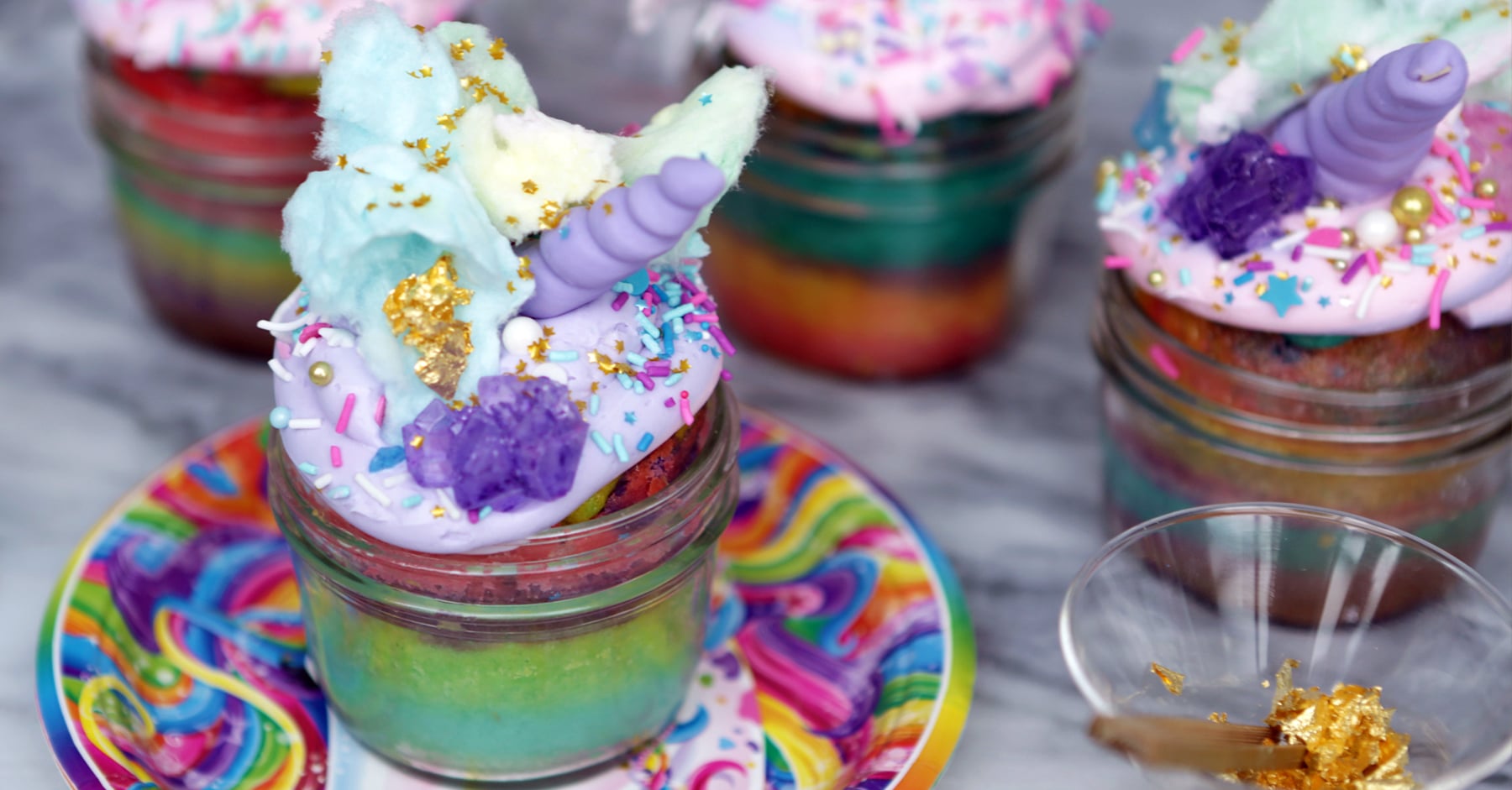 Lisa Frank Unicorn Cupcakes | Food Video | PS Food
