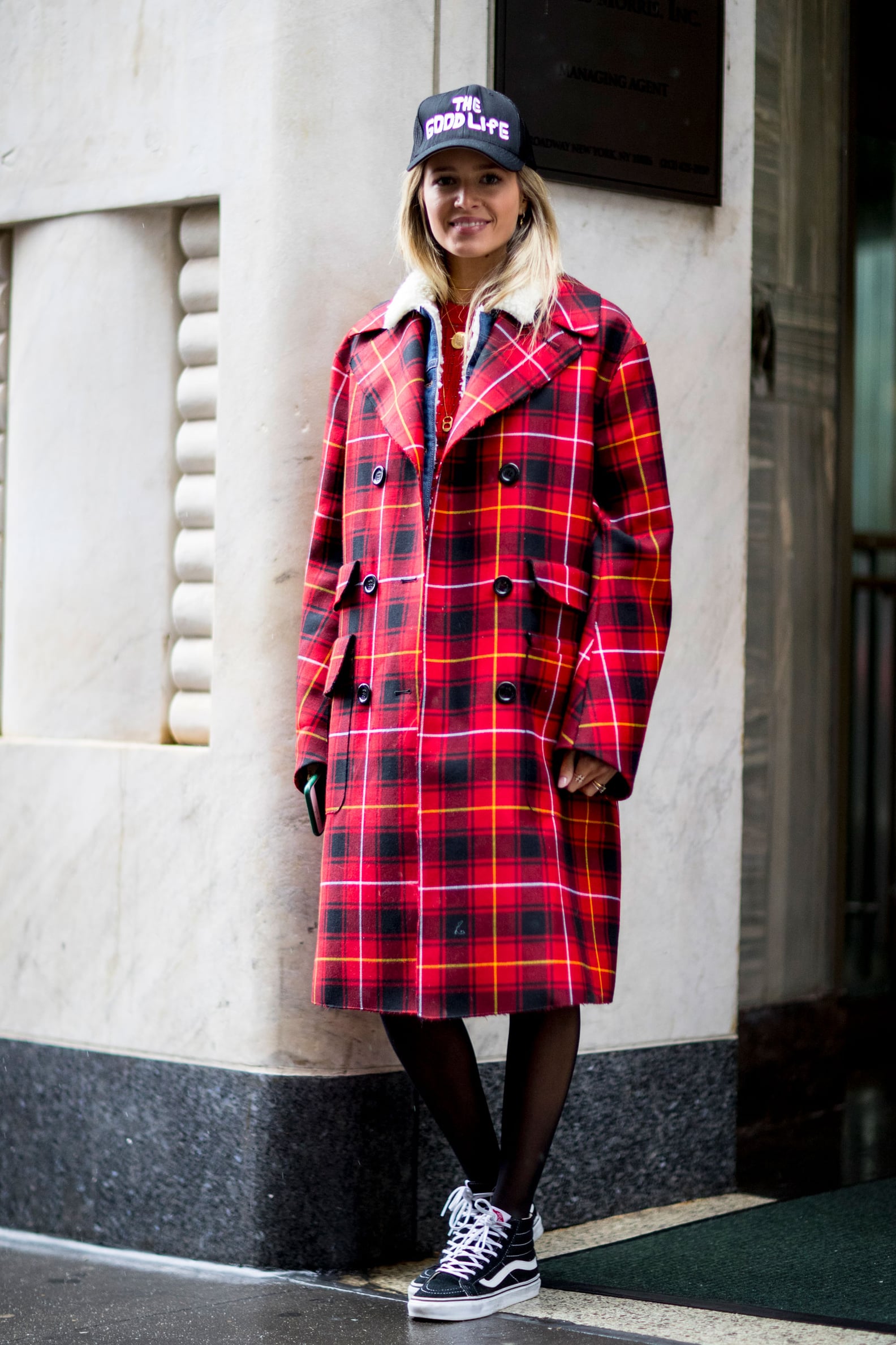 Red Street Style Trend at Fashion Week Fall 2017 | POPSUGAR Fashion