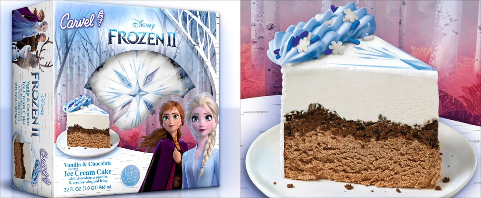 Disney “Frozen 2” Ice Cream Cake | POPSUGAR Family