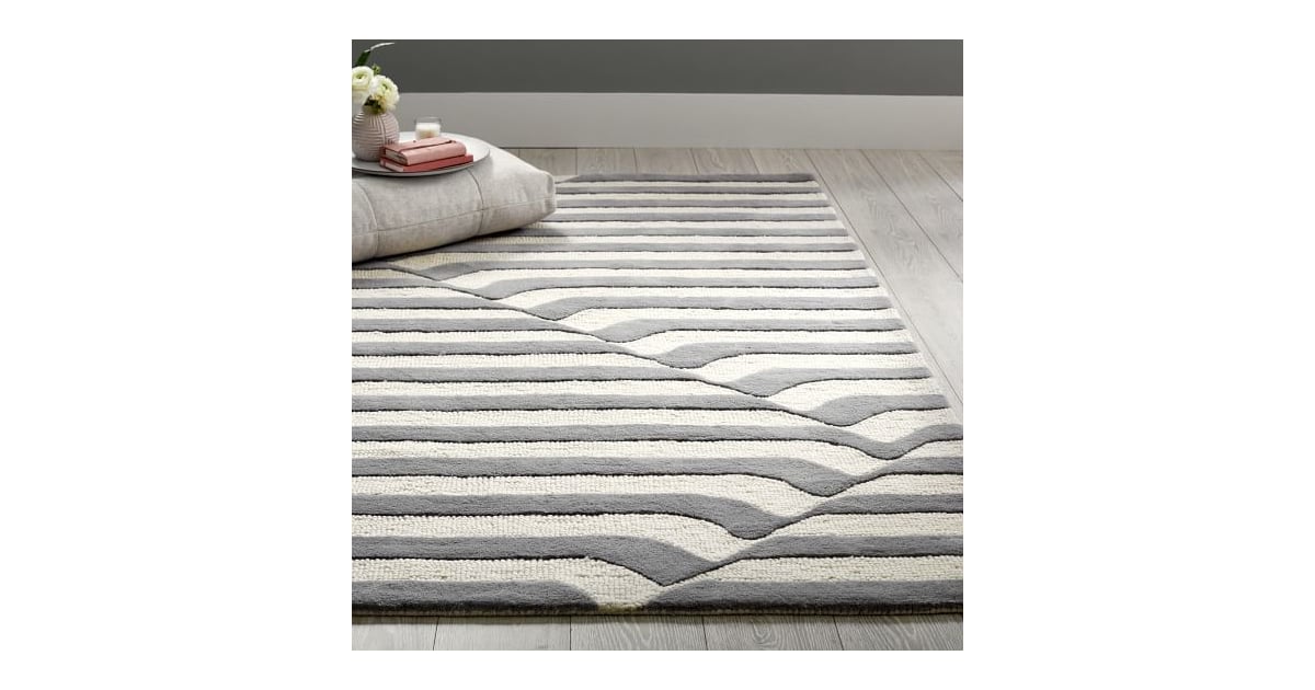 Modern Stripe Rug | Best Dorm Essentials From Pottery Barn | POPSUGAR ...