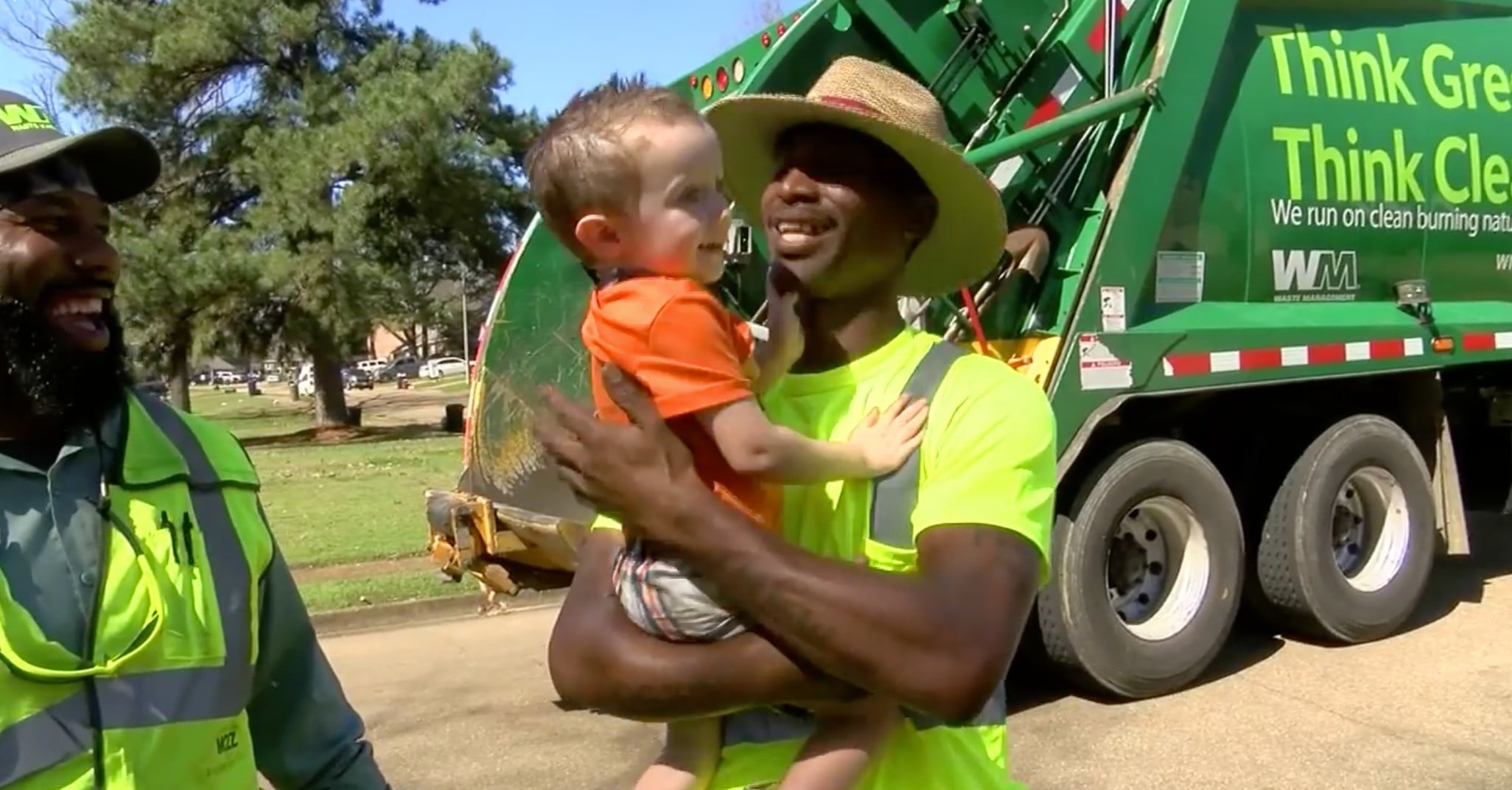 Little Boy Bonds With Garbage Men | PS Family