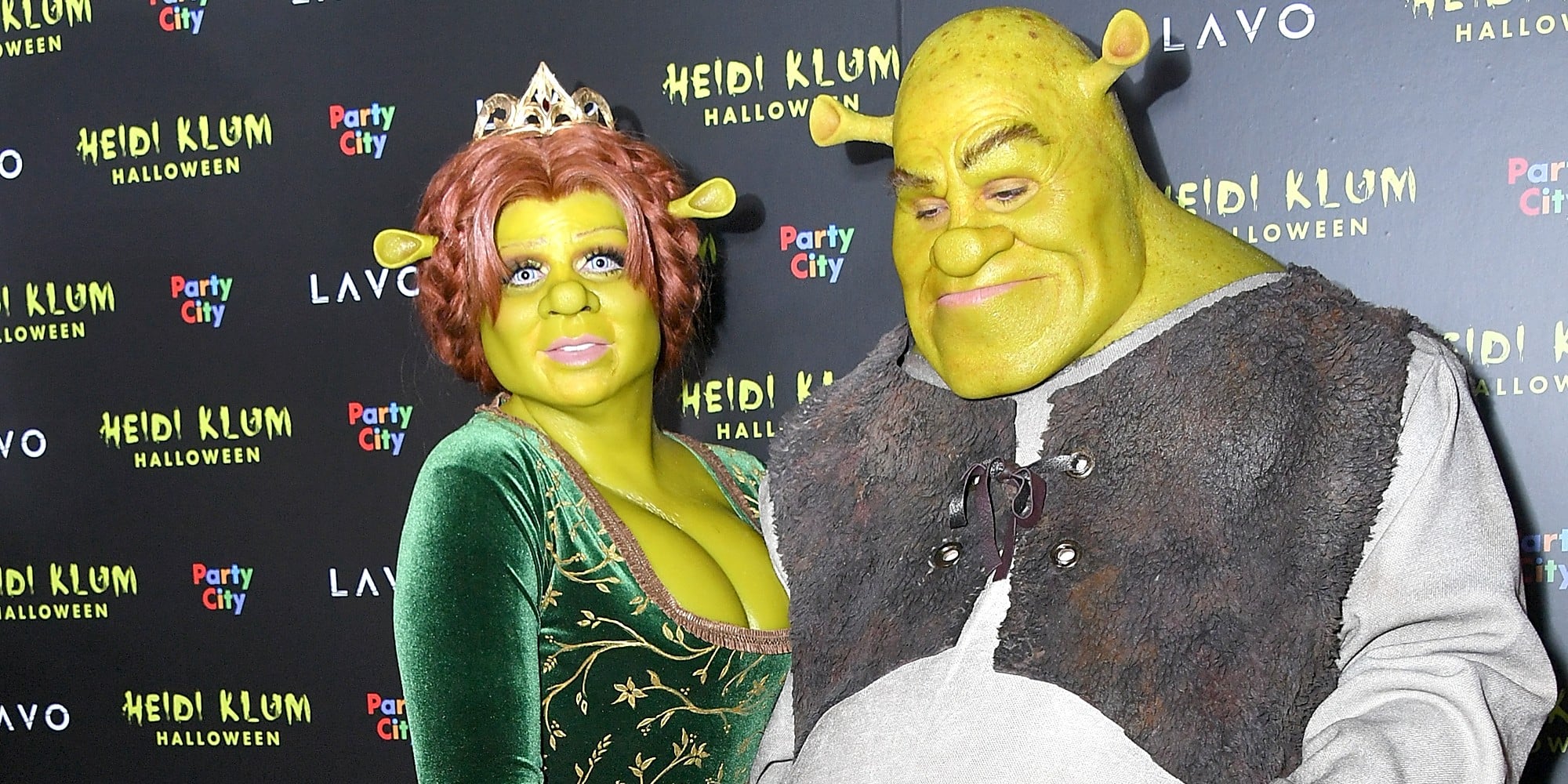 Heidi Klum Shrek Halloween Costume 2018 | PS Celebrity