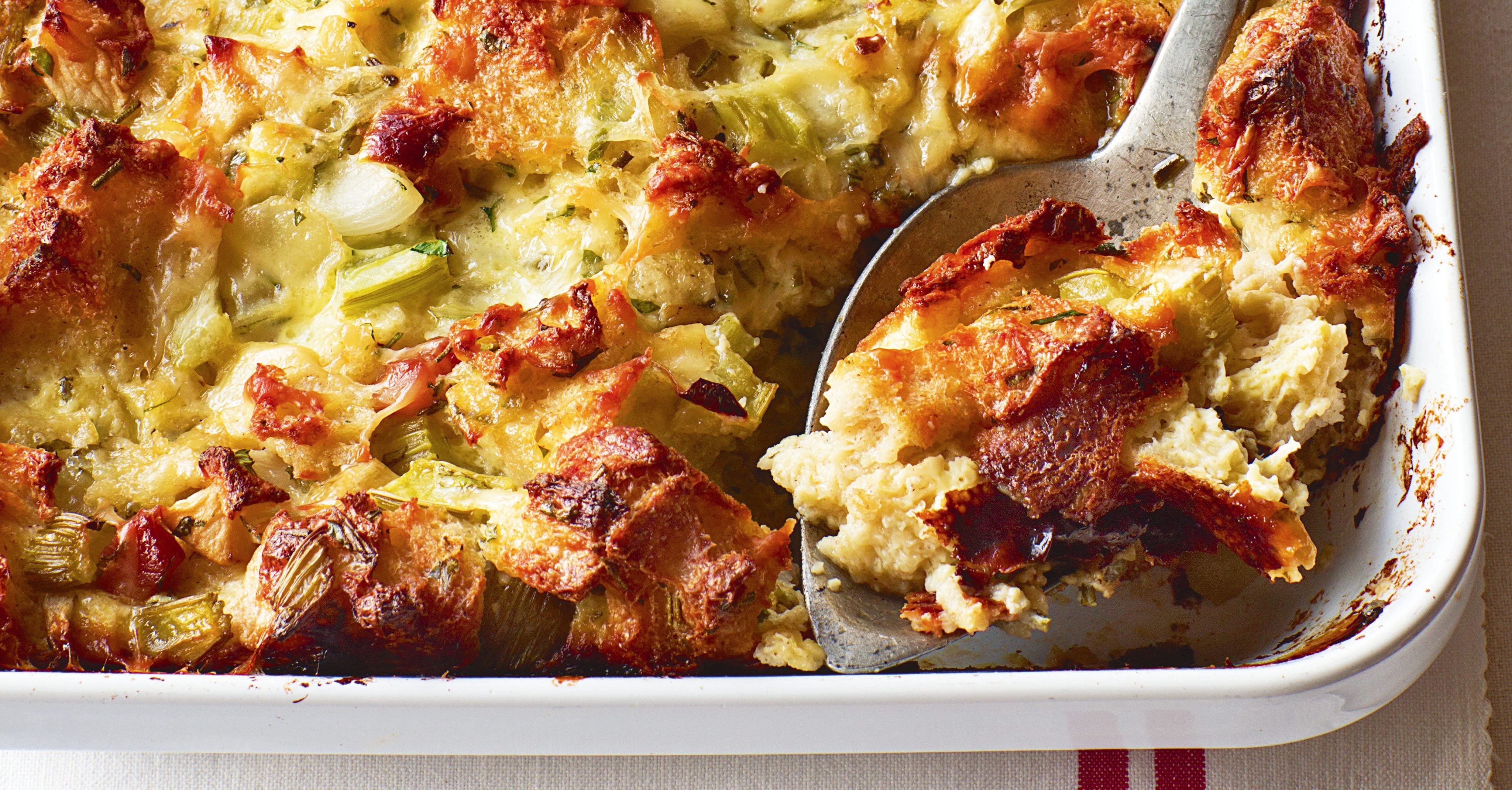 Ina Garten's Herb and Apple Bread Pudding Recipe | PS Food