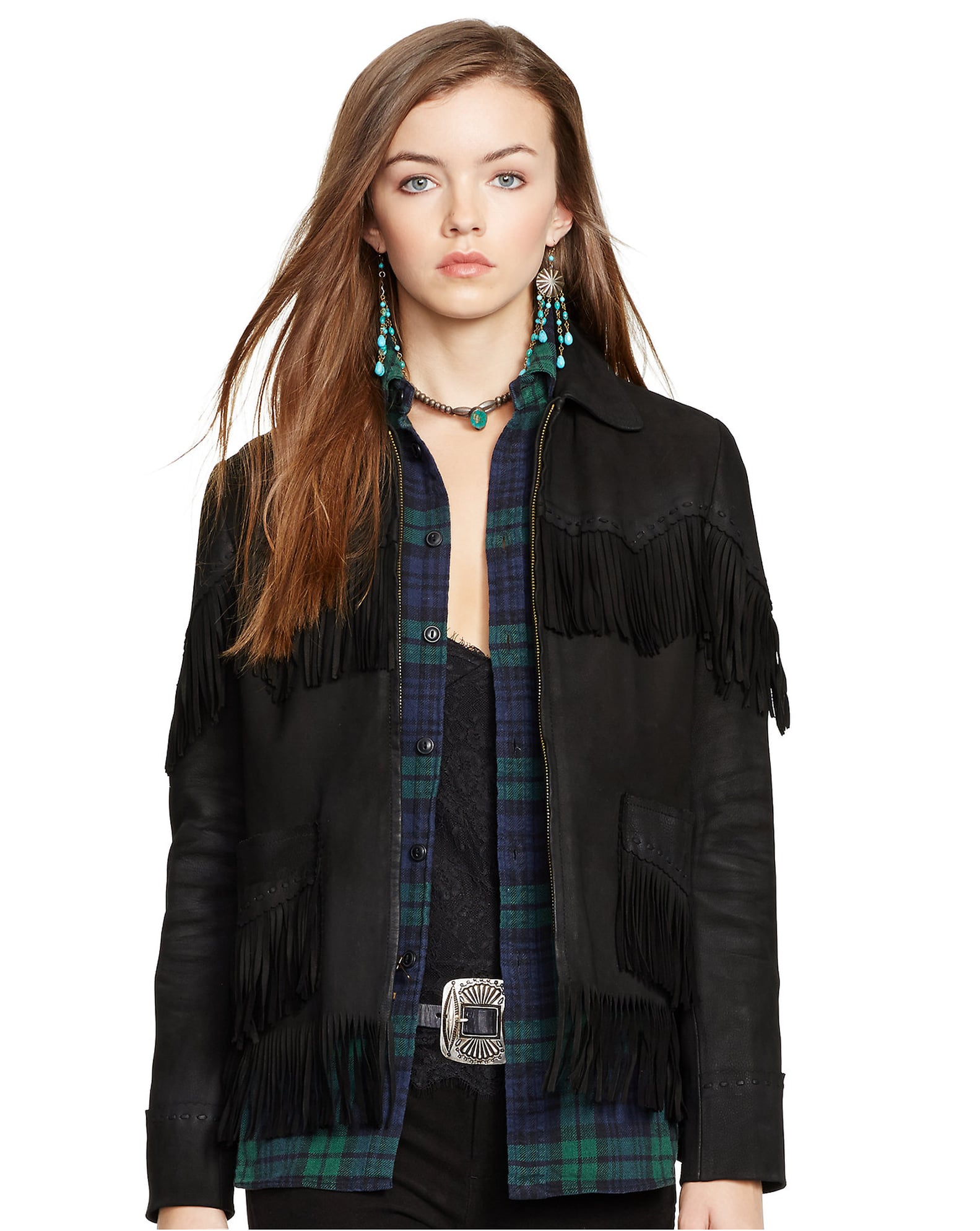 Black Fringe Jackets For Fall | PS Fashion