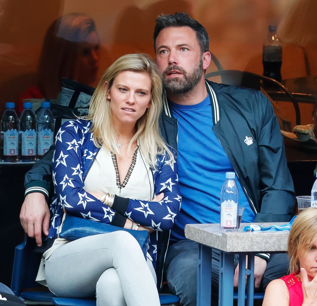 Ben Affleck and Lindsay Shookus at the US Open | POPSUGAR Celebrity Photo 8