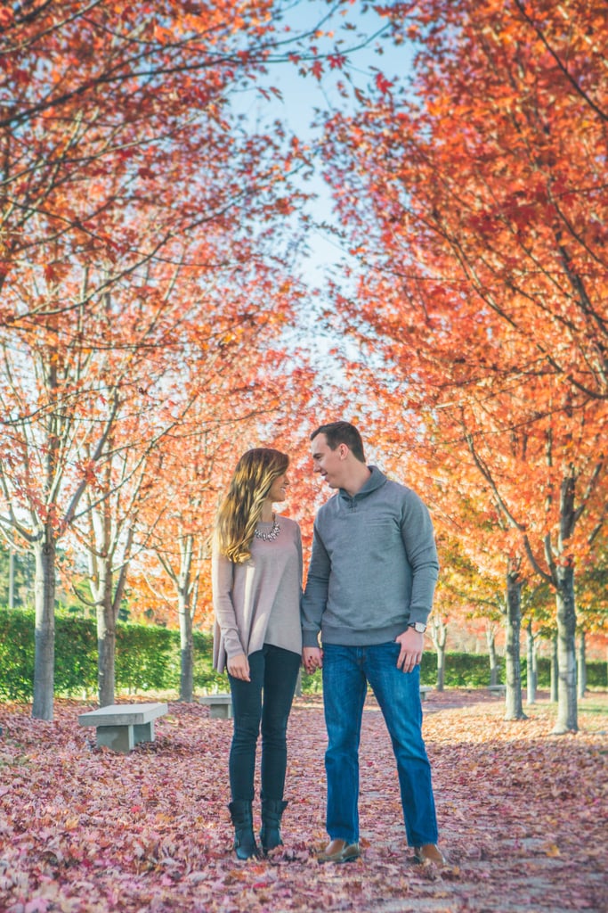Fall Engagement Photo Shoot | POPSUGAR Love & Sex