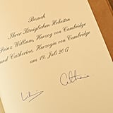 Kate Middleton's Handwriting Pictures | POPSUGAR Celebrity