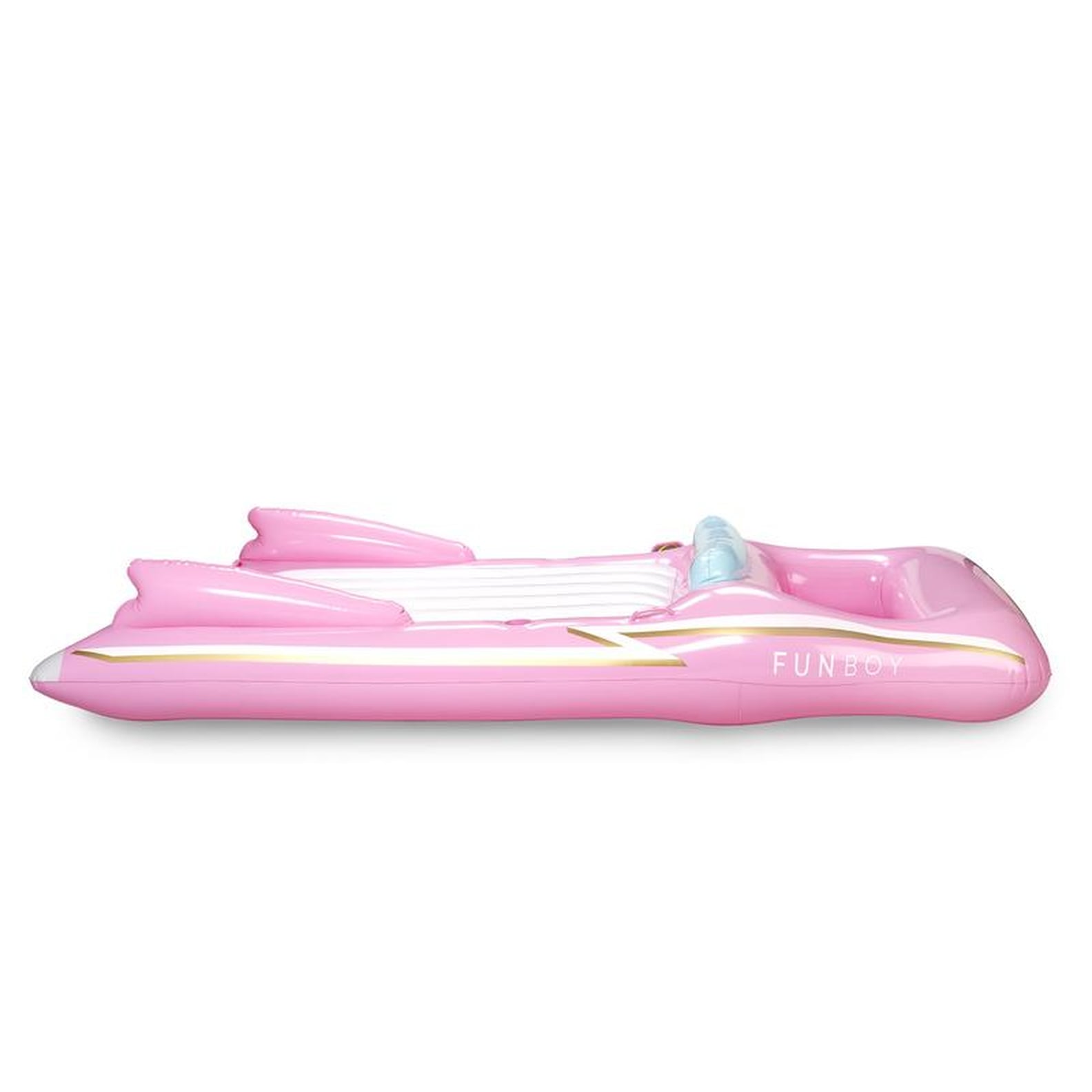 Pink Convertible Pool Float With Wine Cooler | PS Food
