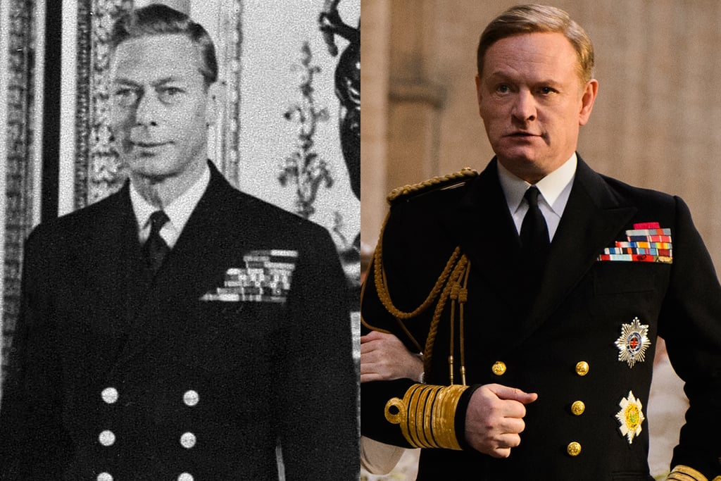 King George VI and Jared Harris | The Crown Royals in Real Life ...