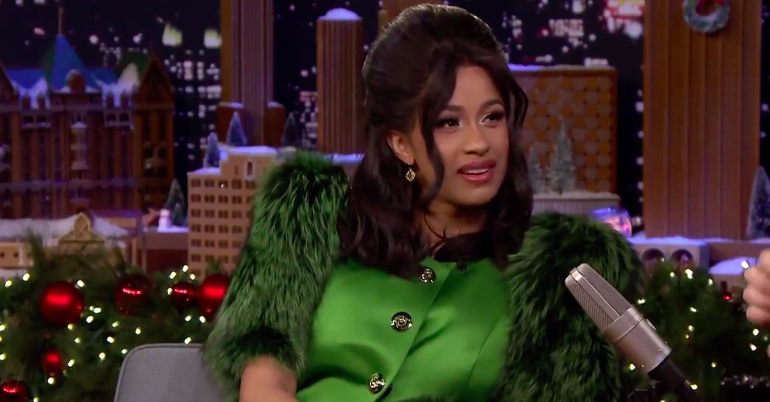 Cardi B on The Tonight Show Starring Jimmy Fallon Dec. 2017 | POPSUGAR ...