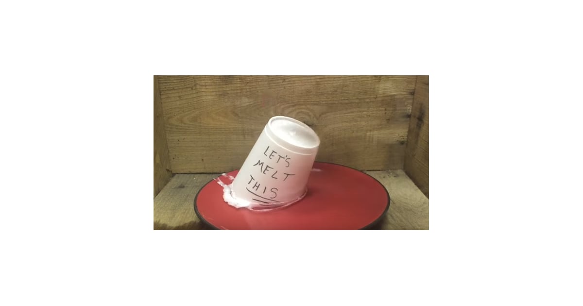 Melting Styrofoam With Acetone Video | POPSUGAR Beauty