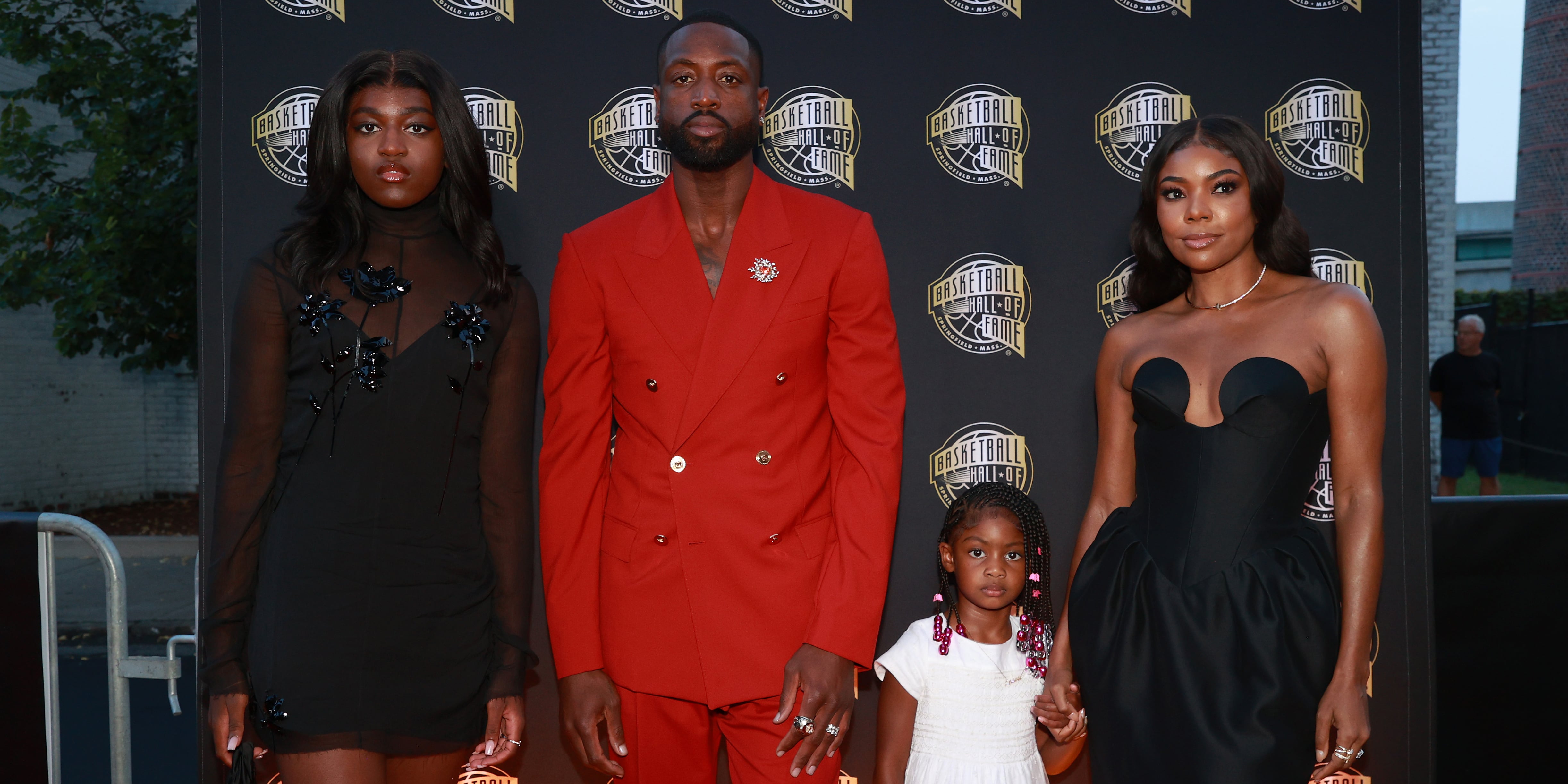 Dwyane Wade's Family at Basketball Hall of Fame Induction | PS Celebrity