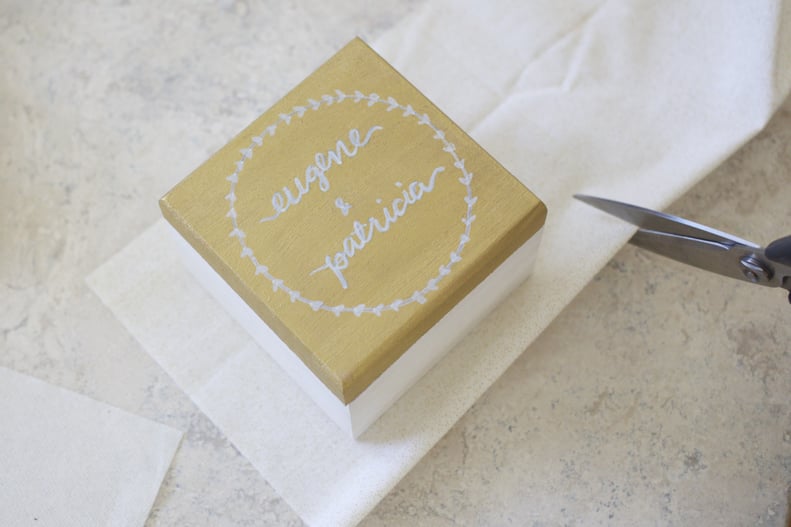 DIY Hand-Lettered Wooden Ring Box | POPSUGAR Smart Living