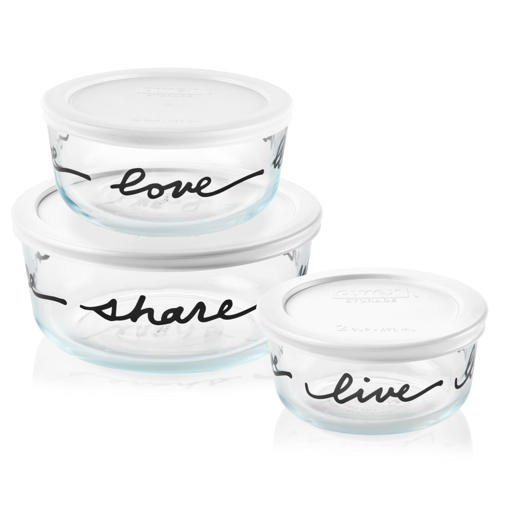 Corelle Celebrations 6-Piece Glass Food Storage Container Set | Best ...