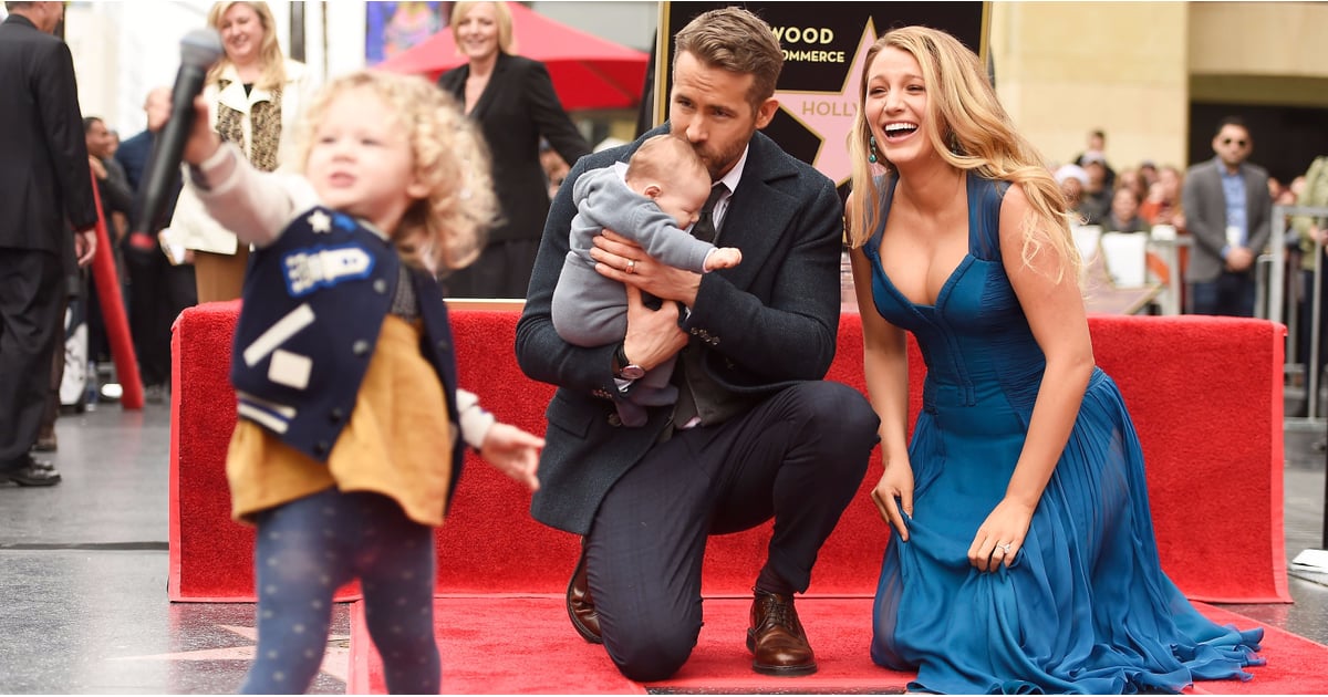 Ryan Reynolds and Family at Hollywood Walk of Fame Ceremony | POPSUGAR ...