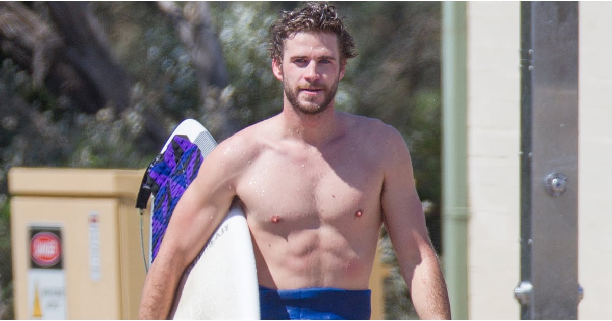 Shirtless Liam Hemsworth Pictures Popsugar Celebrity