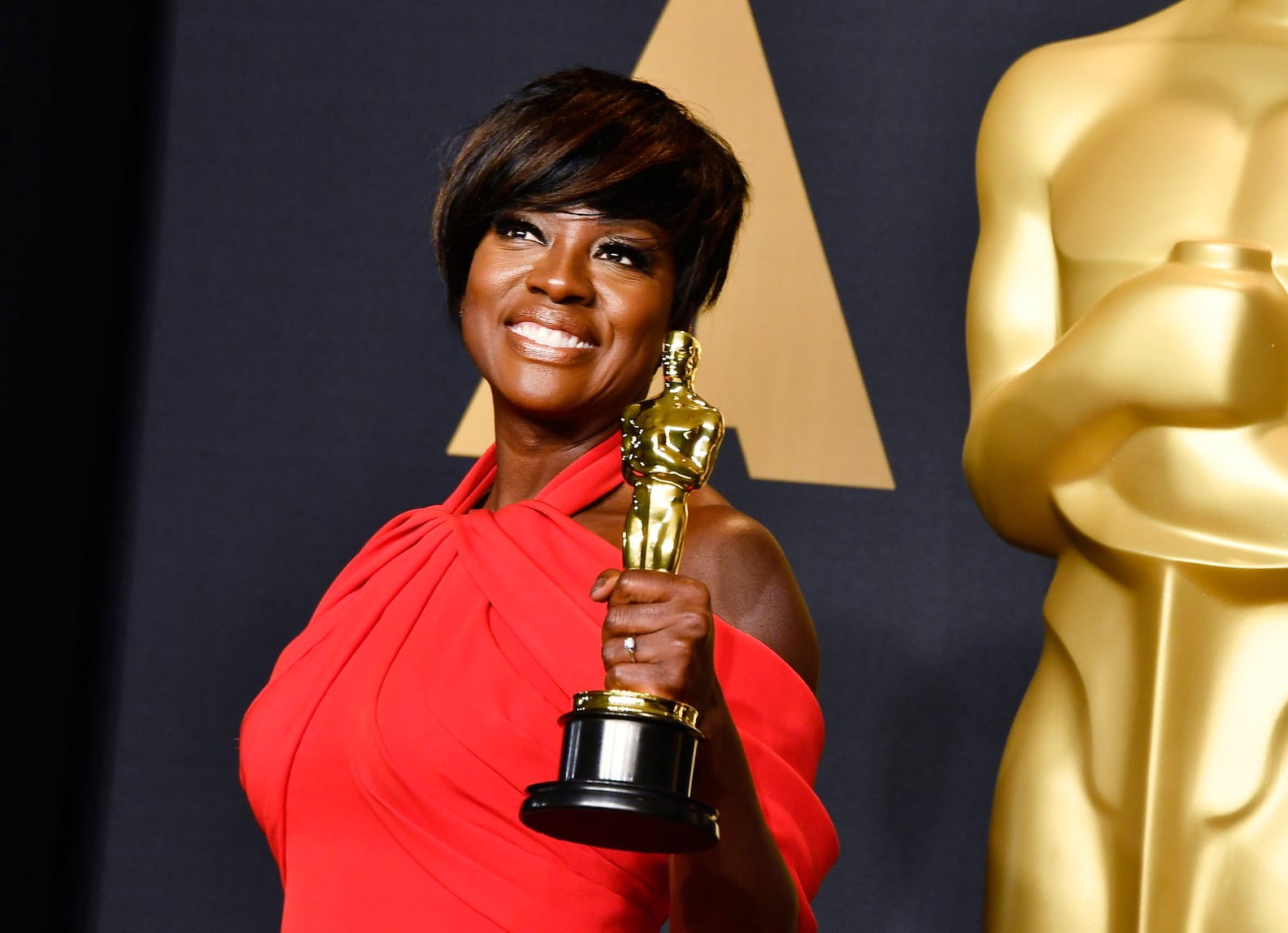 Viola Davis Talking About Her Oscar Win 2017 | POPSUGAR Entertainment