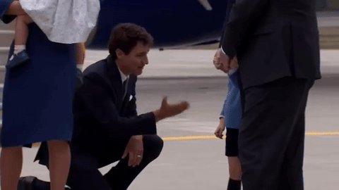 Prince George Ignoring Justin Trudeau's High Five Video | POPSUGAR ...