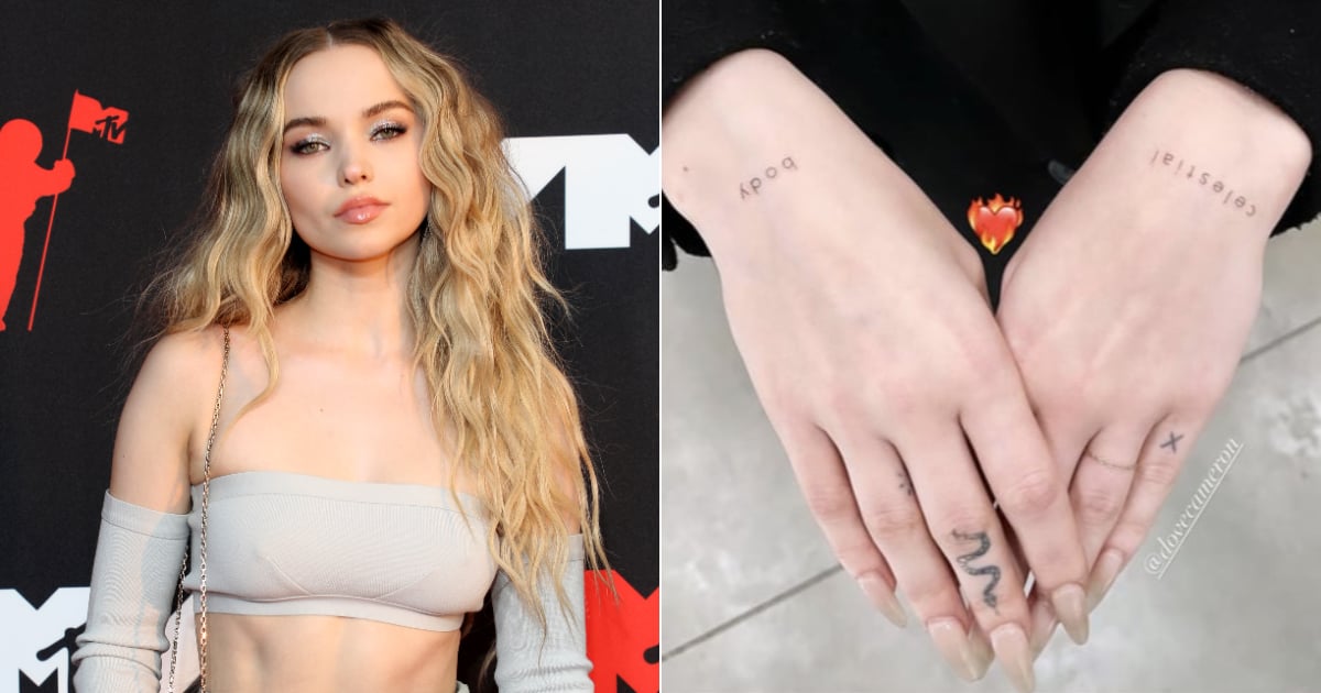 The Meaning Behind Dove Camerons 17 Tattoos Popsugar Beauty
