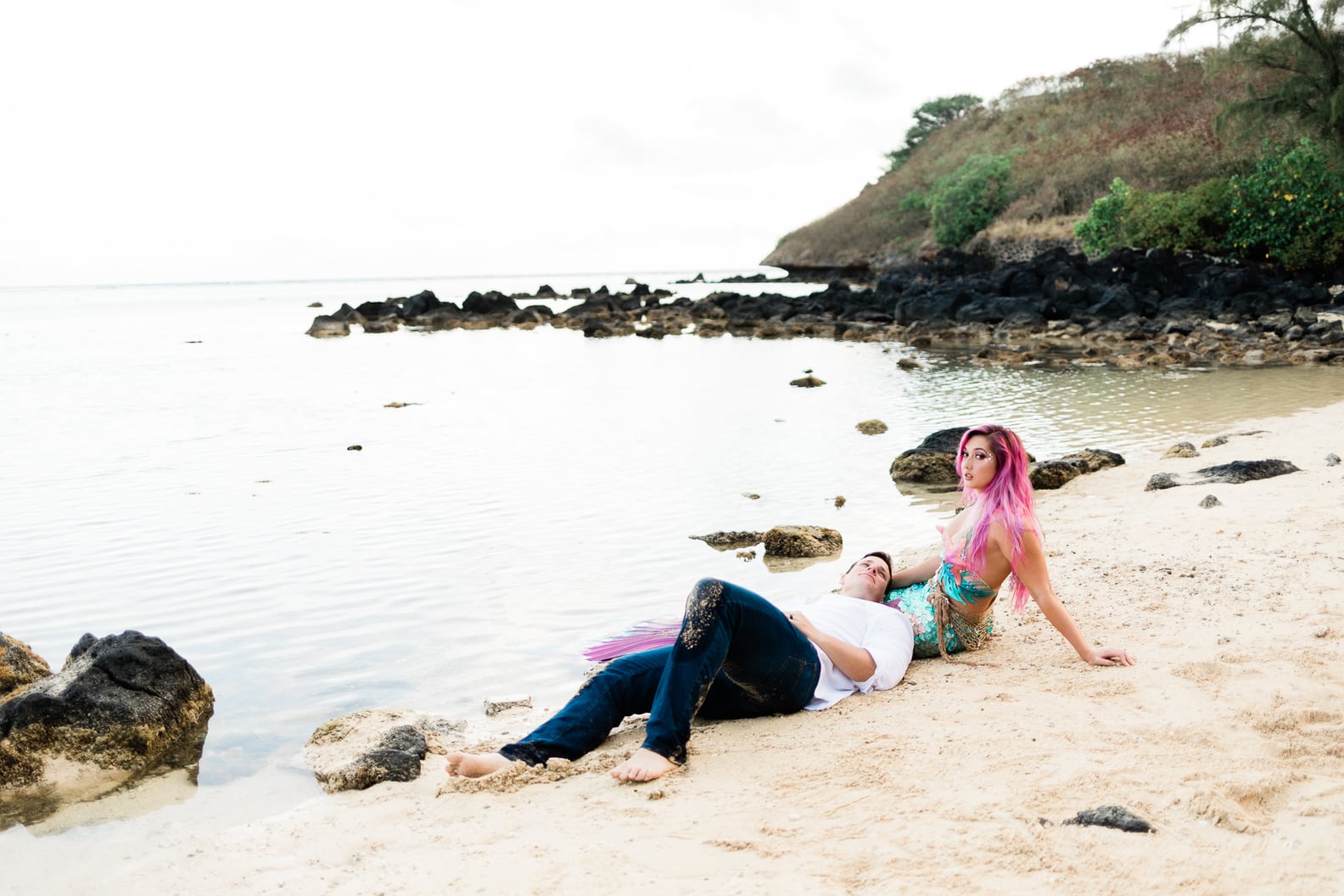 A Couple's Sexy Mermaid-Themed Photo Shoot | PS Love
