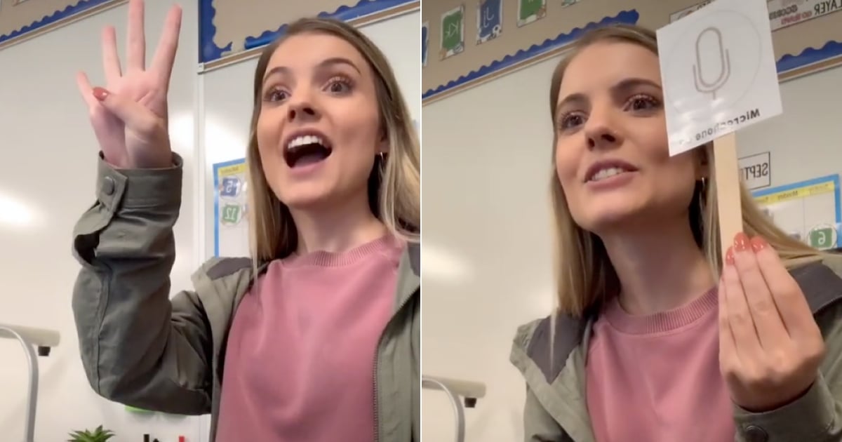 TikTok Video of Teacher Keeping Students Engaged Virtually | PS Family