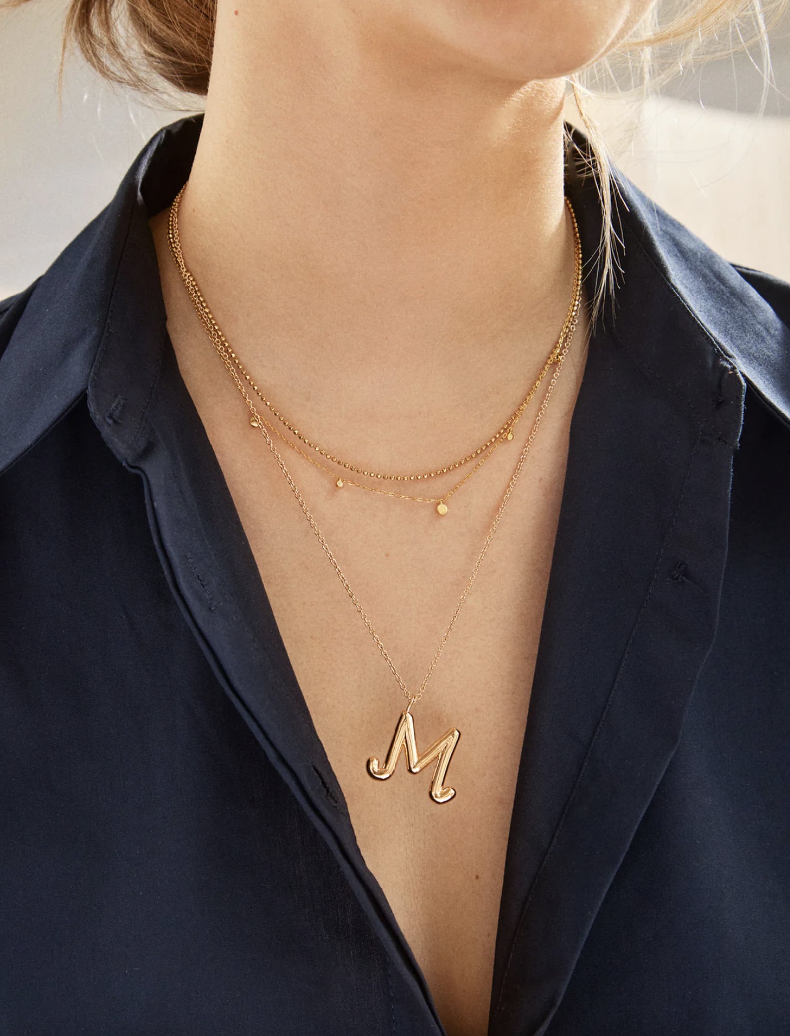 Hailey Bieber's Bubble B Initial Necklace: Shop Best Dupes | PS Fashion