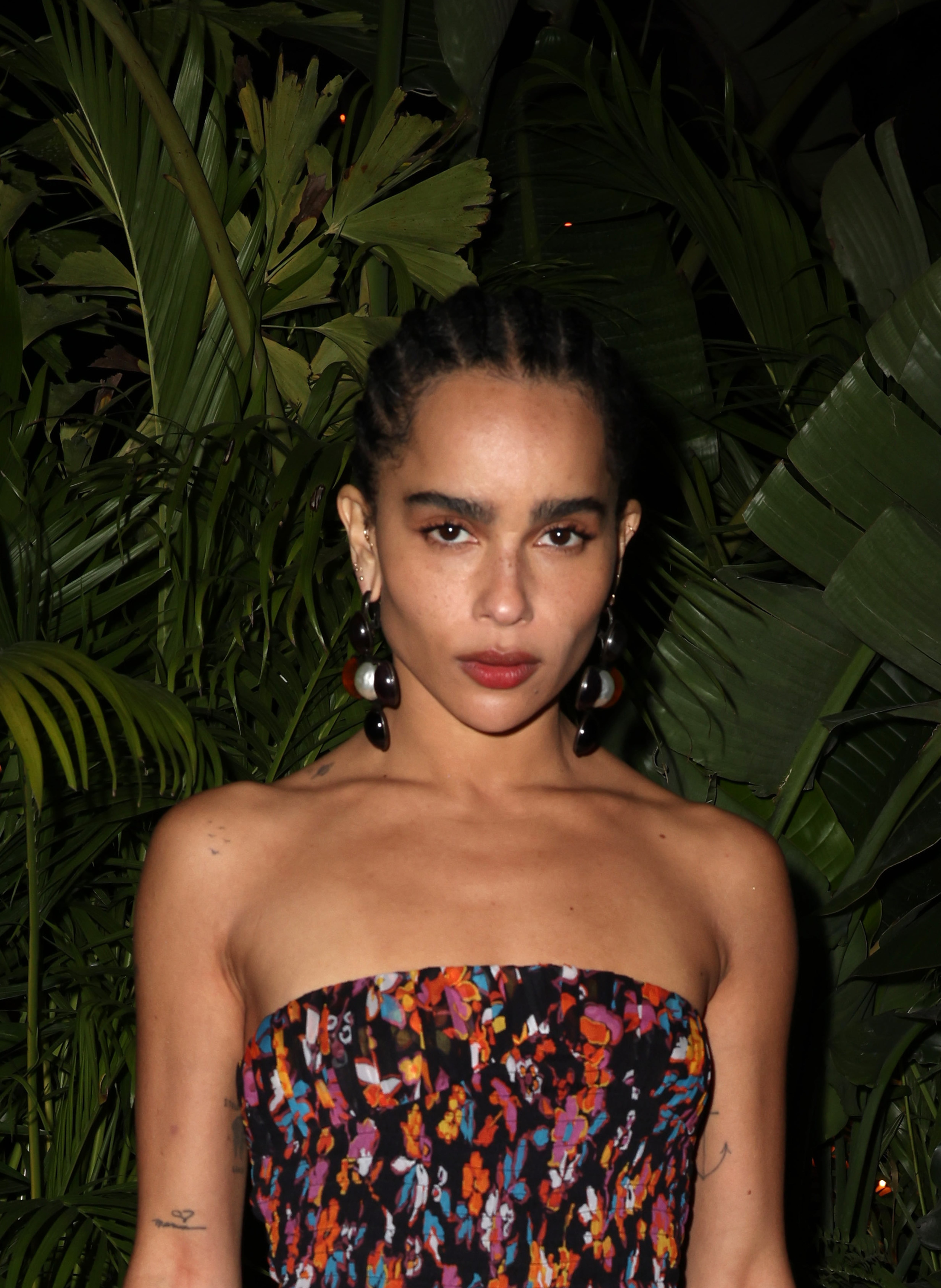 Zoë Kravitz Wears Baby Braids While Promoting The Batman | POPSUGAR Beauty