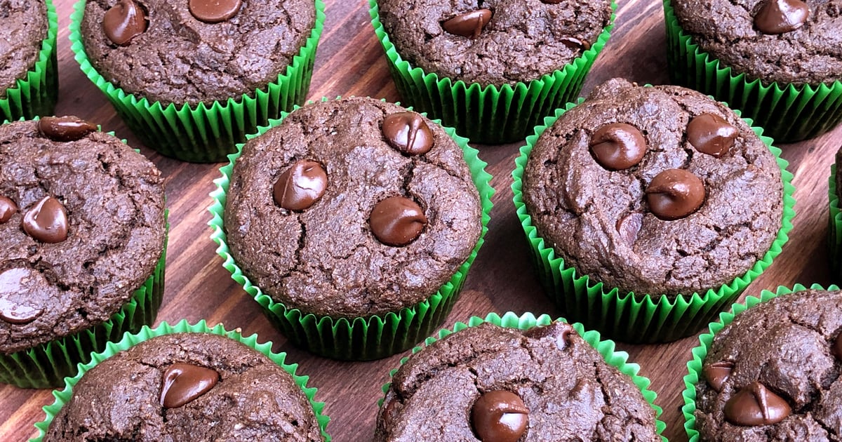 Vegan Chocolate Mint Protein Muffins Recipe | POPSUGAR Fitness