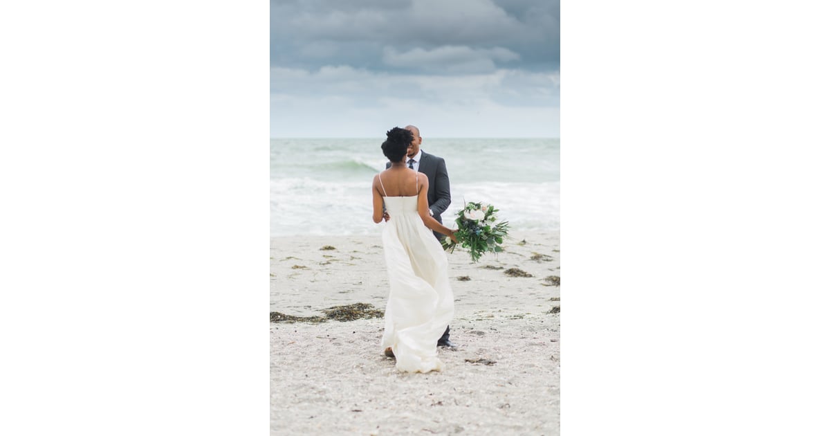First Look Wedding Photo Shoot On The Beach Popsugar Love And Sex Photo 20
