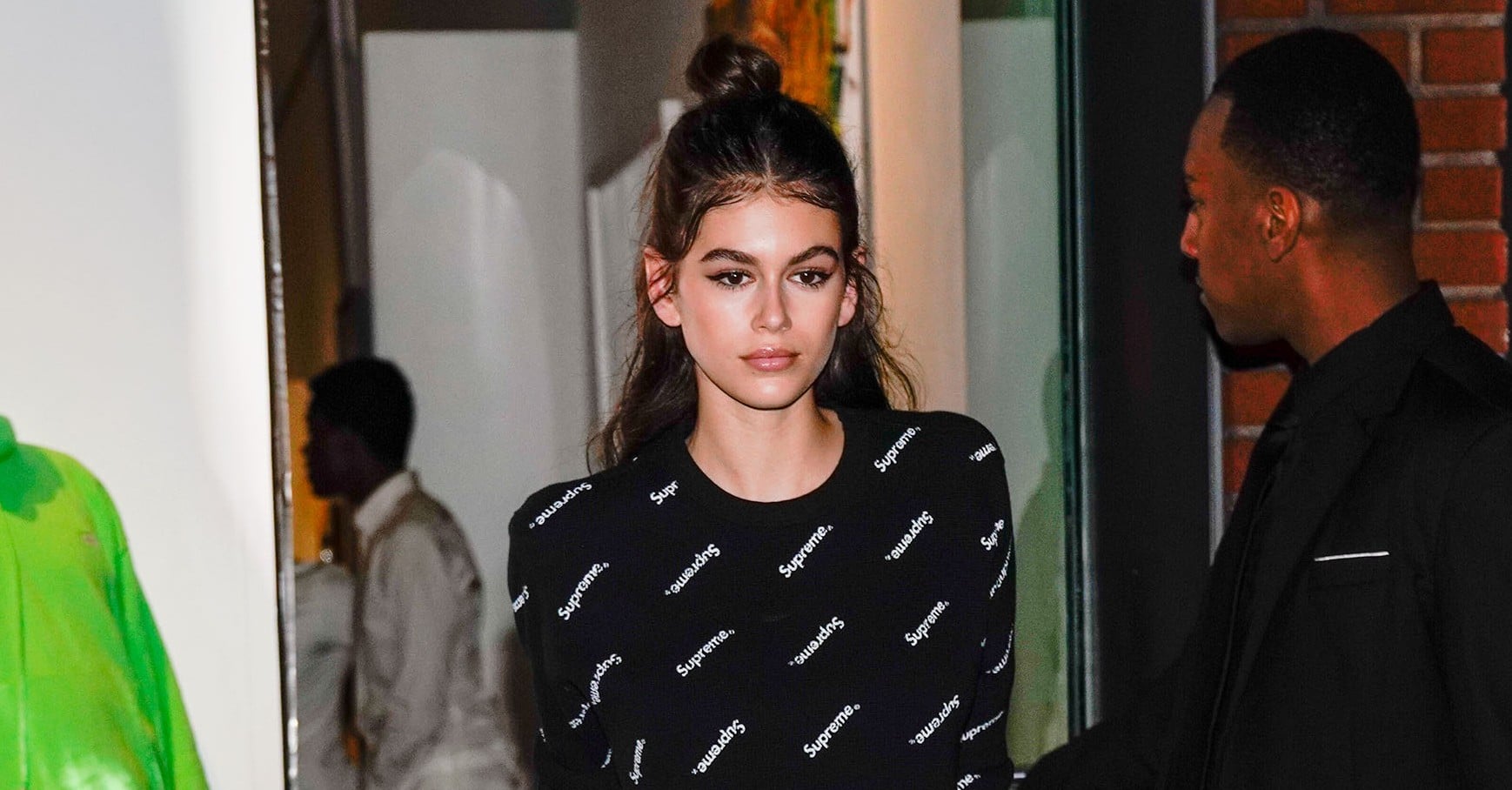 Kaia Gerber's Face T-Shirt | PS Fashion