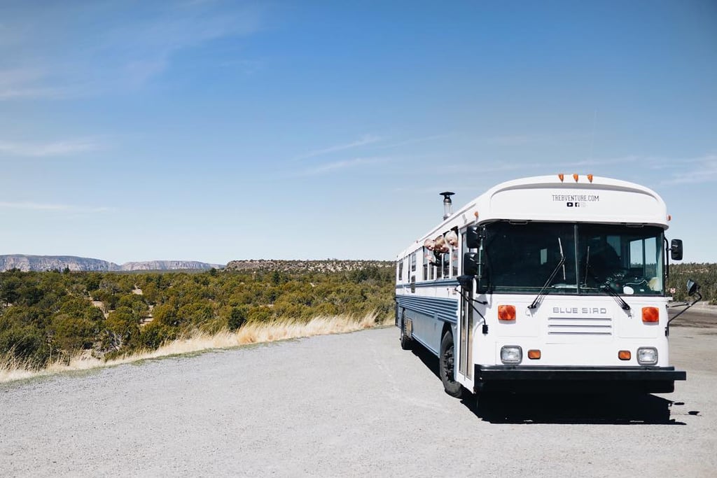 Family of 5 Lives in School Bus | POPSUGAR Family