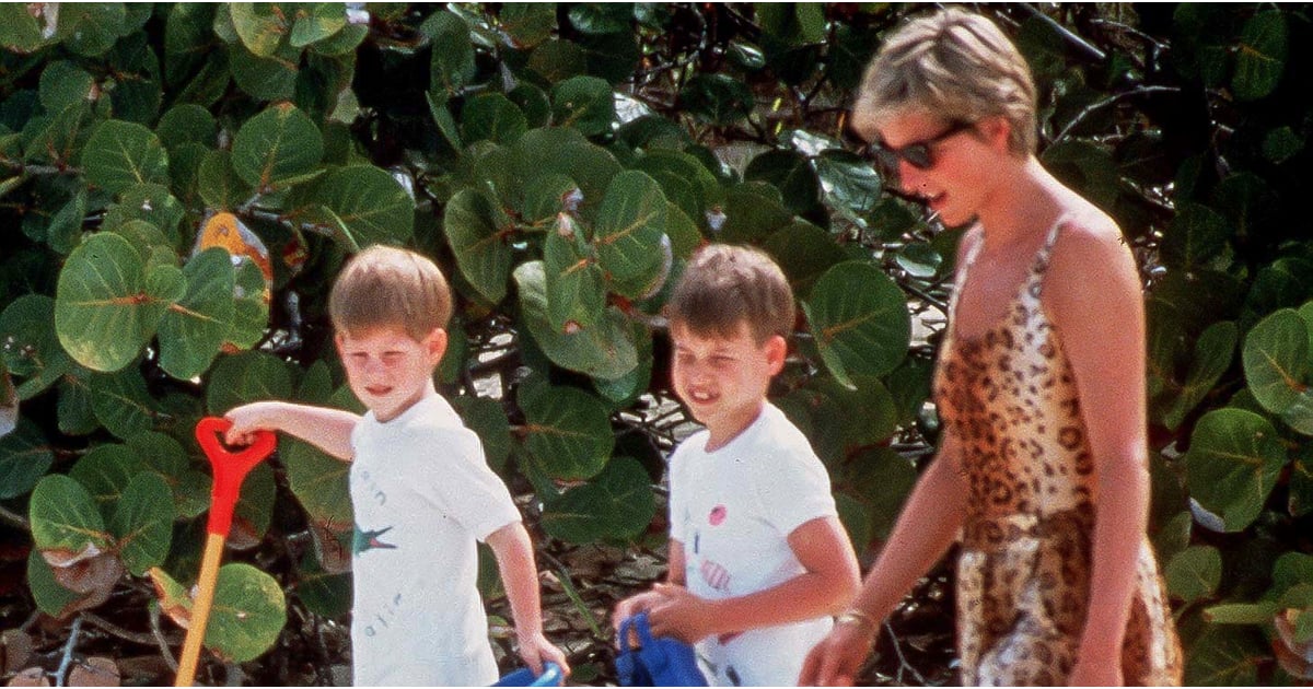 Princess Diana on Vacation With William and Harry Pictures | POPSUGAR ...