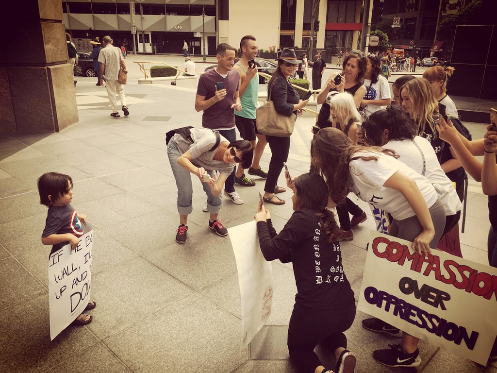 Young Protestor's Mexico Wall Sign Viral Photo | POPSUGAR Latina