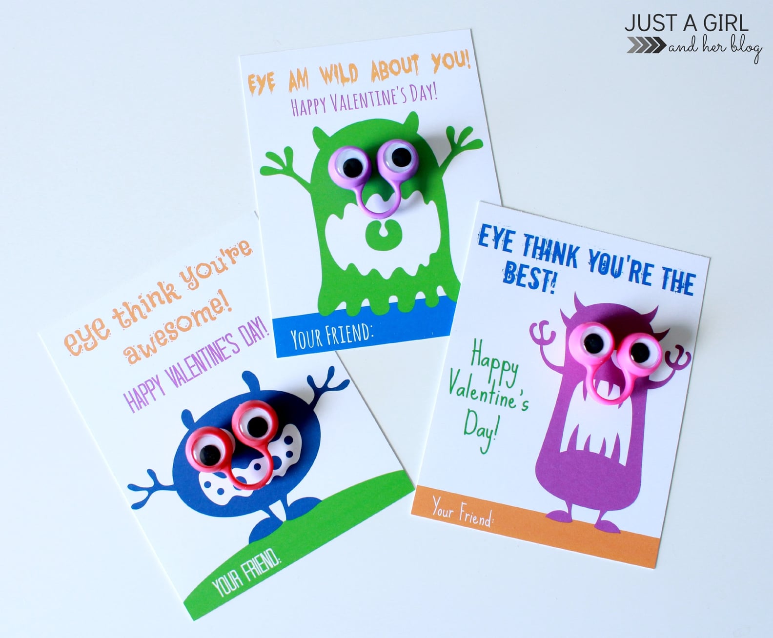 DIY Printable School Valentine's Day Cards For Kids | PS Family