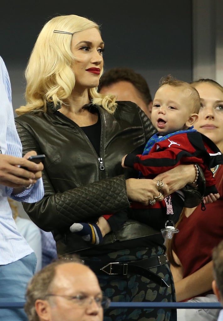 Gwen Stefani and Apollo Rossdale at the US Open | Photos | POPSUGAR ...