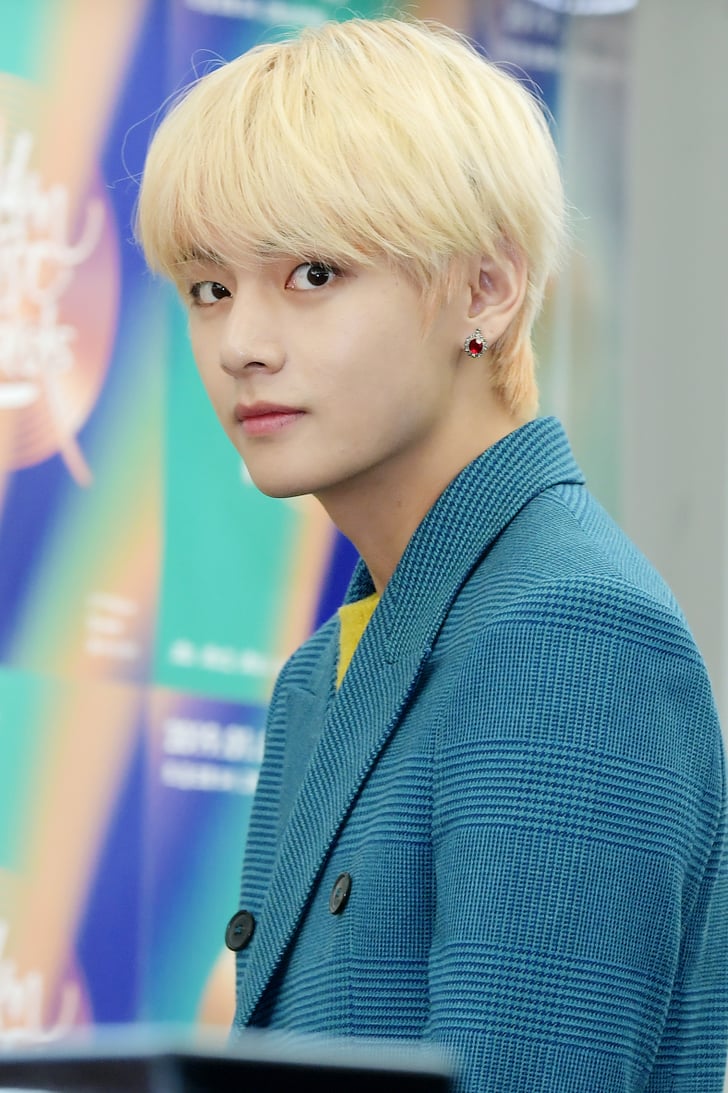 V's Platinum Hair Color in 2019 | BTS's Best Hair Colors Over the Years ...